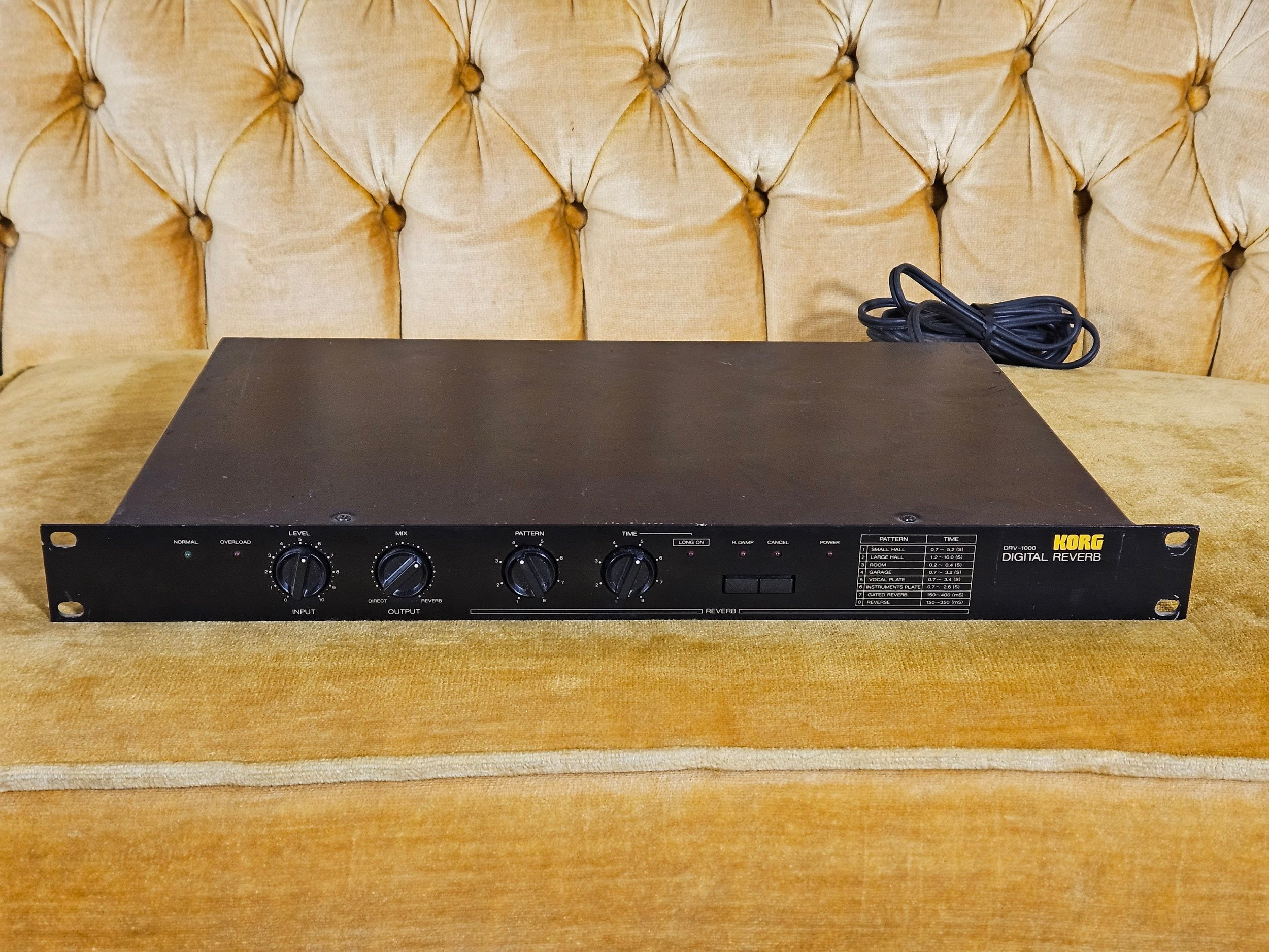 KORG DRV-1000 Digital Reverb SN 009423 | Tone Central Station